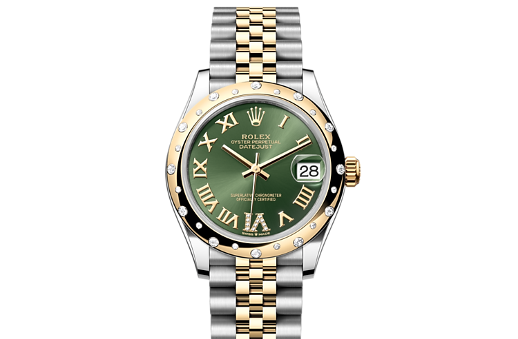 Rolex Datejust in Yellow Rolesor - combination of Oystersteel and ...