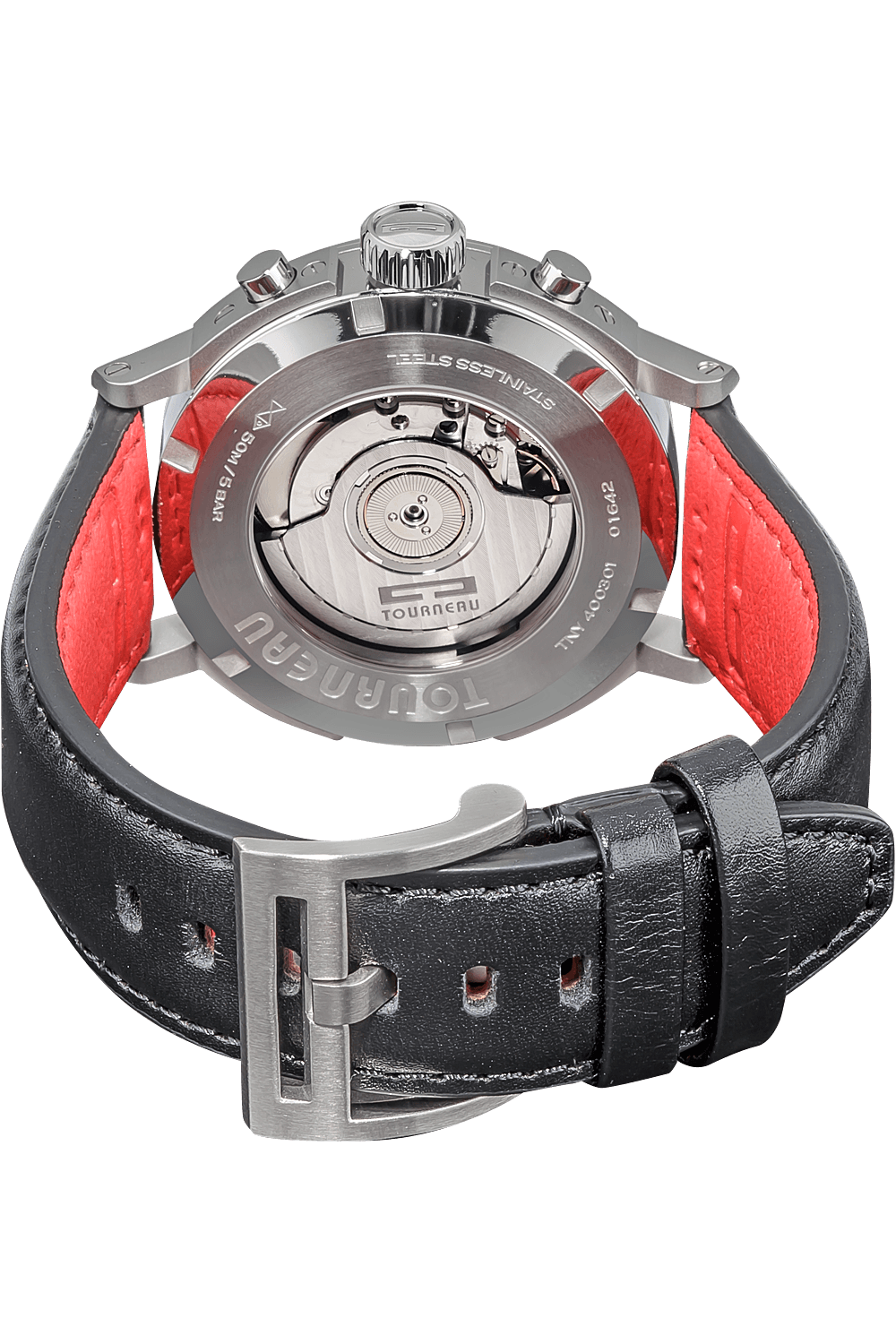 Tourneau TNY 40mm Chronograph Aviator in Stainless Steel (TNY0100023)