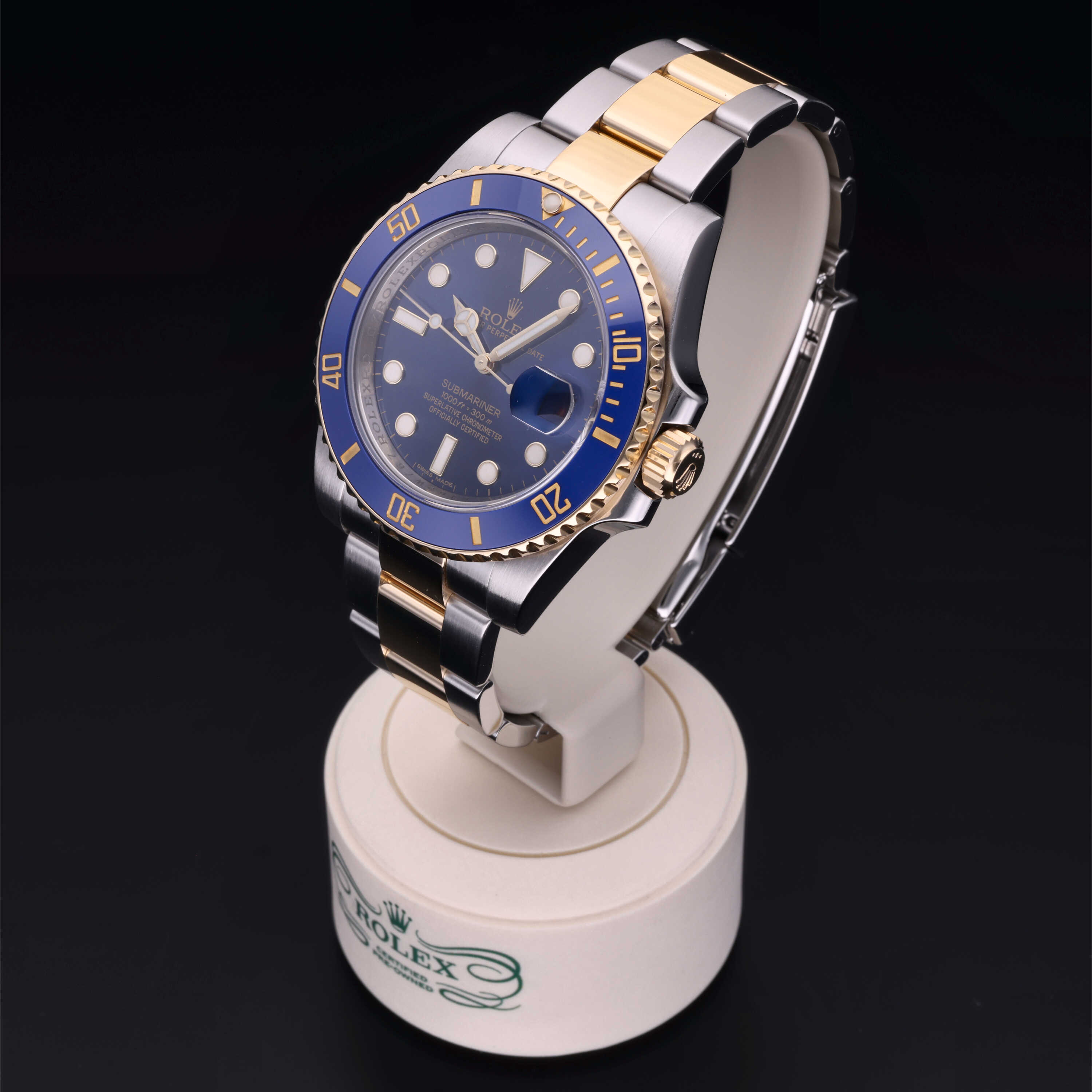 Rolex Certified Pre-Owned Submariner 40 mm in Yellow Rolesor, 116613LB ...