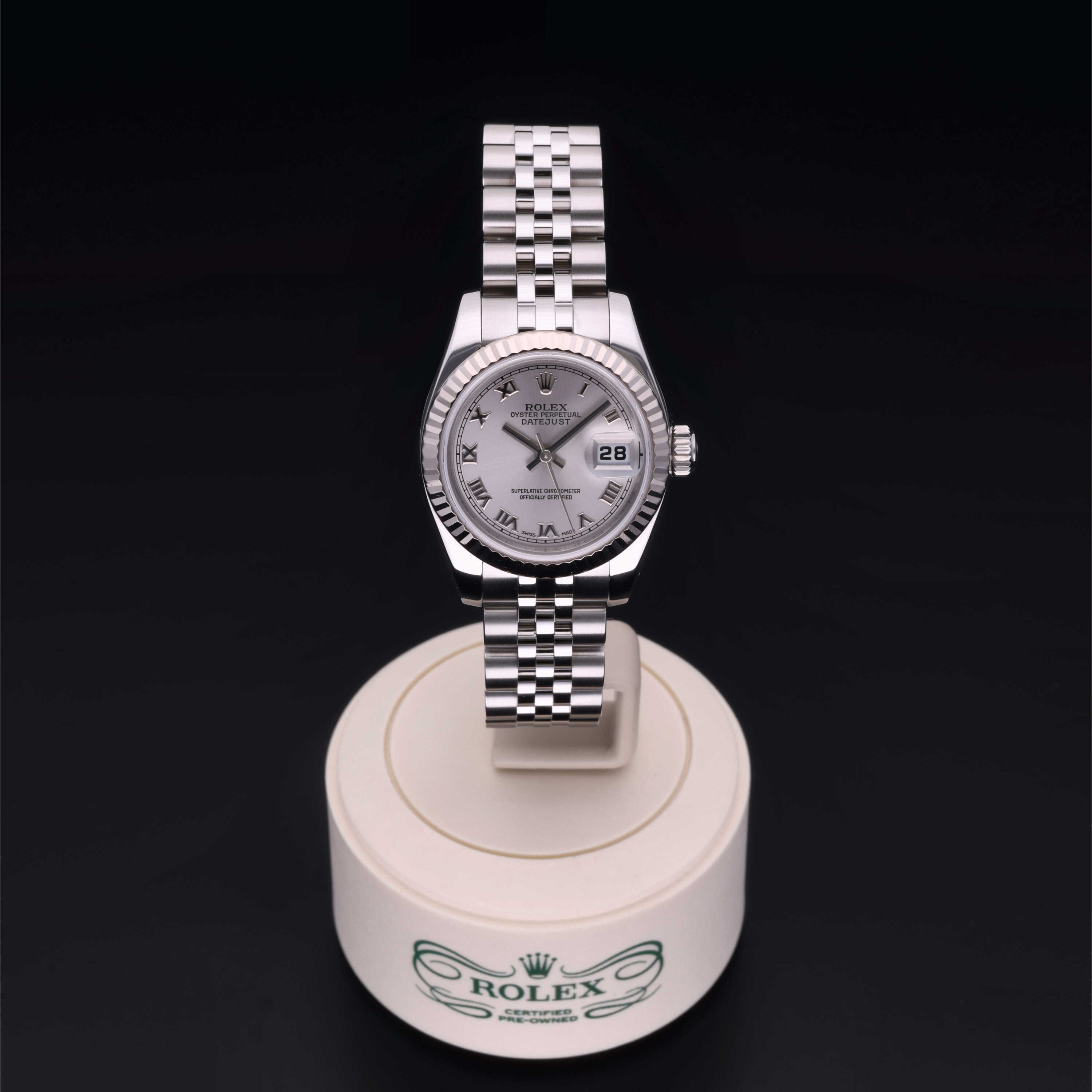 Rolex Certified Pre-Owned Datejust 26 mm in White Rolesor, 179174 ...