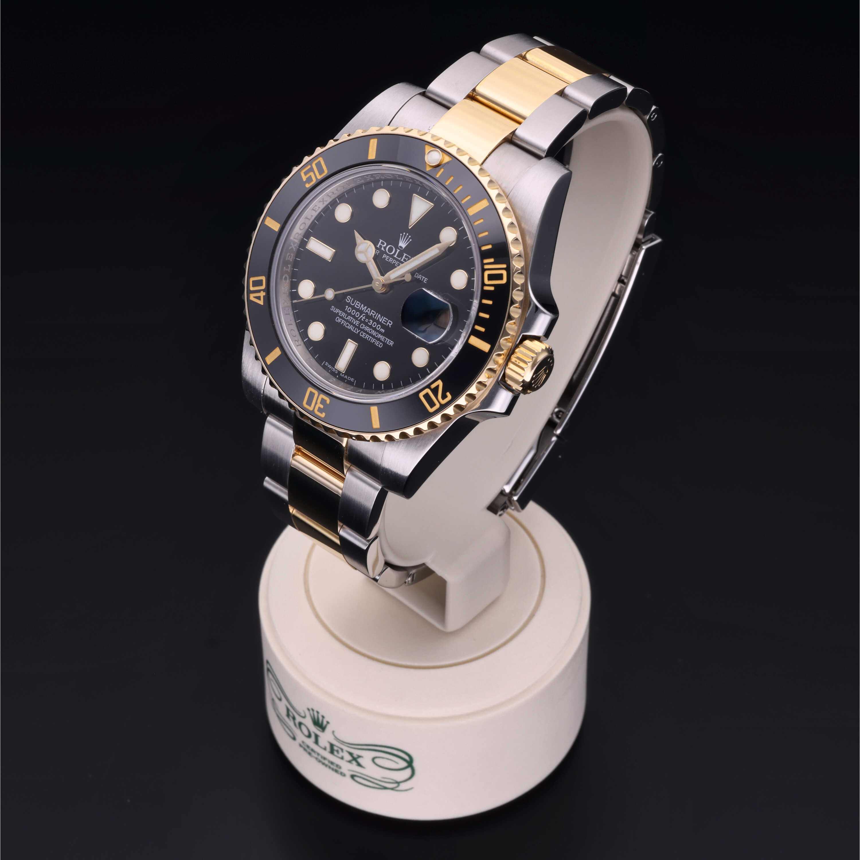 Rolex Certified Pre-Owned Submariner 40 mm in Yellow Rolesor, 116613LN ...