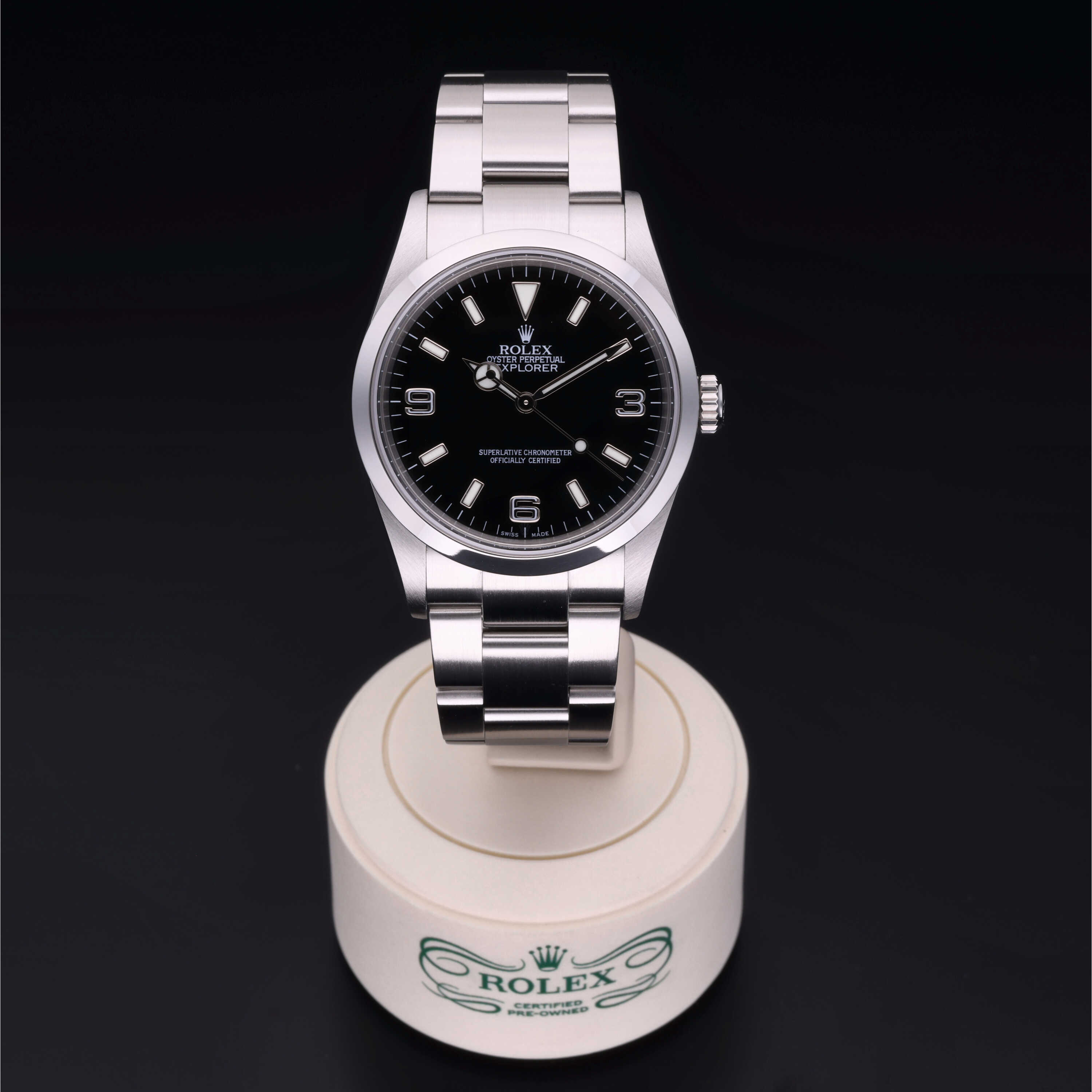 Rolex Certified Pre-Owned Explorer 36 mm in Oystersteel, 114270 | Tourneau | Bucherer