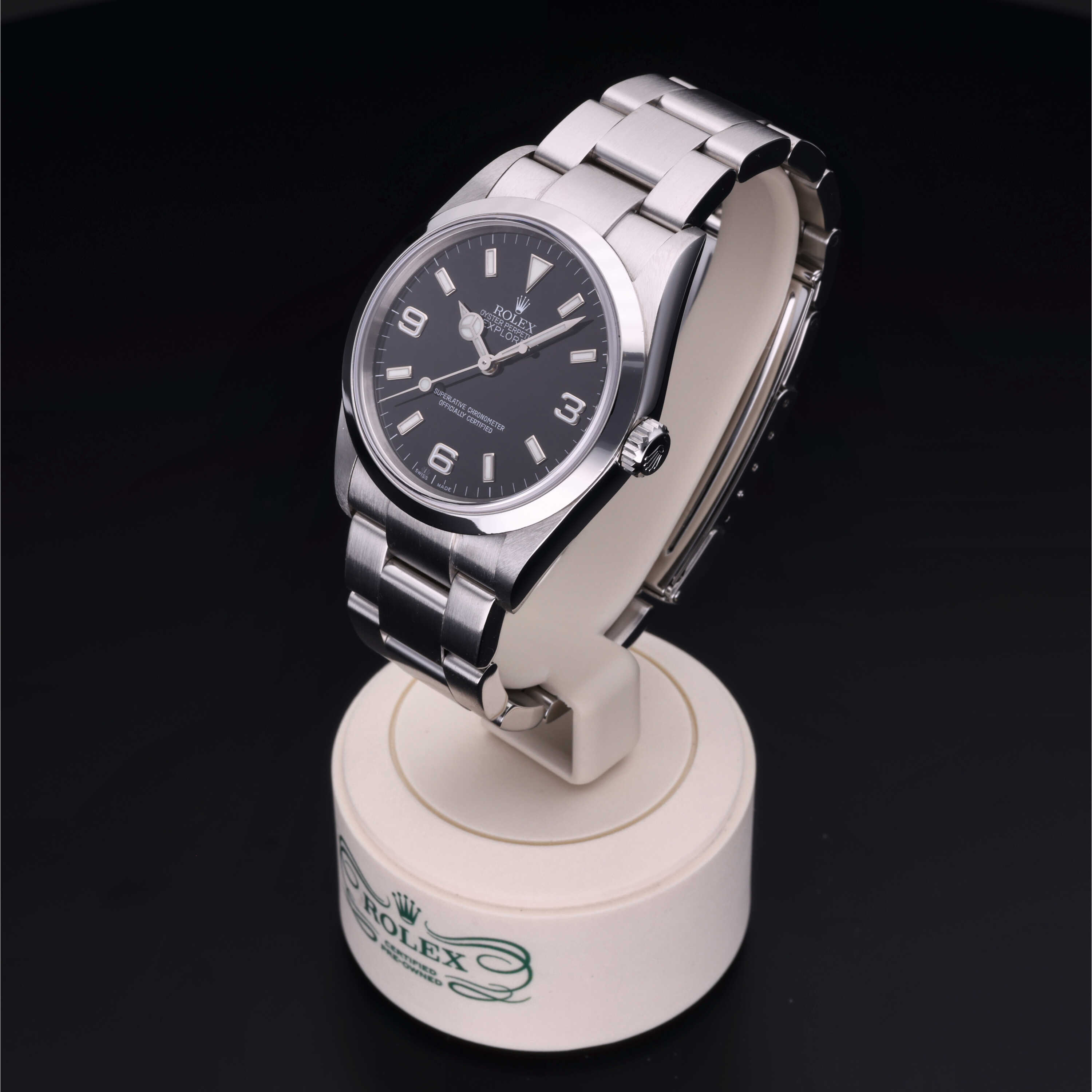 Rolex Certified Pre-Owned Explorer 36 mm in Oystersteel, 114270 ...