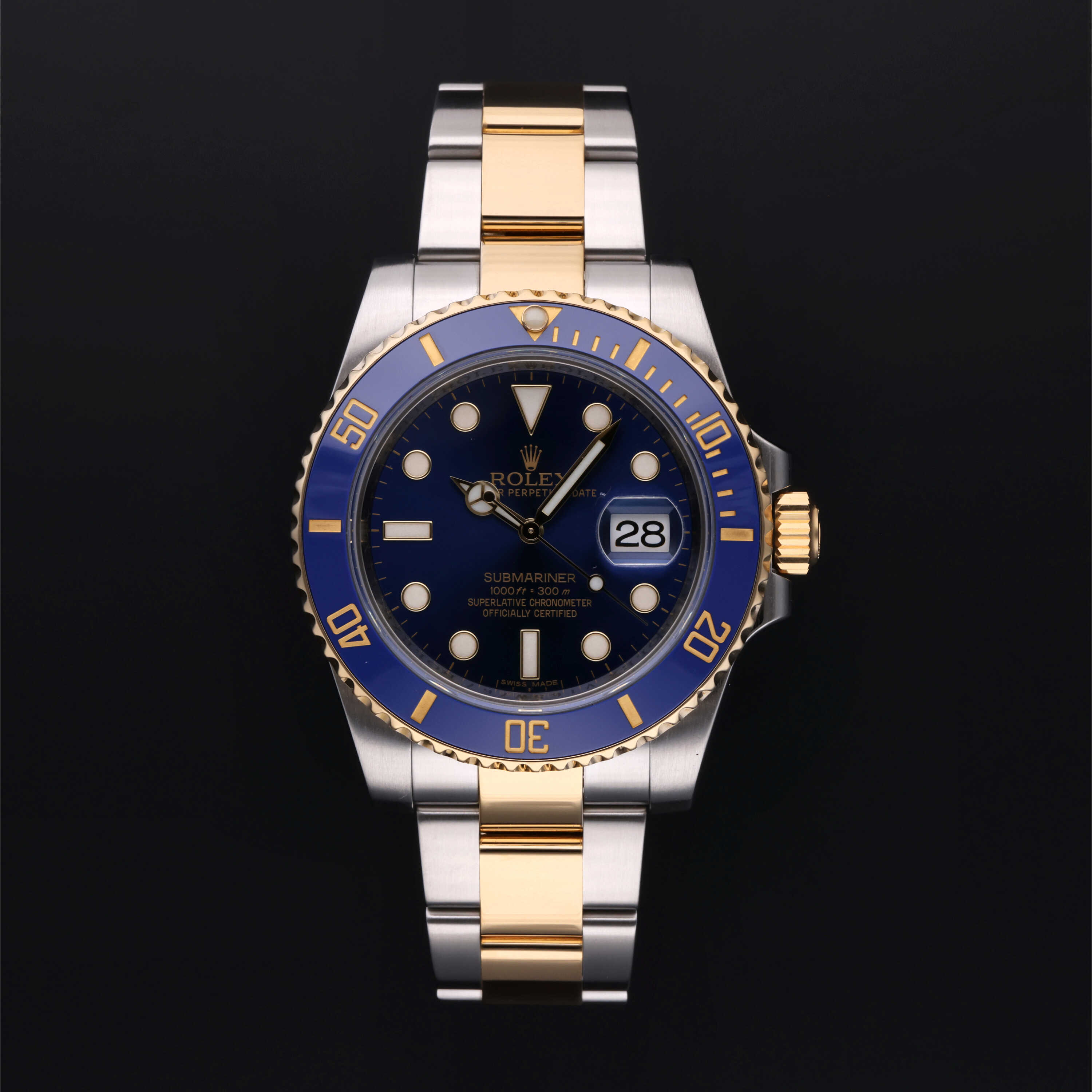 Rolex Certified Pre-Owned Submariner 40 mm in Yellow Rolesor, 116613LB ...